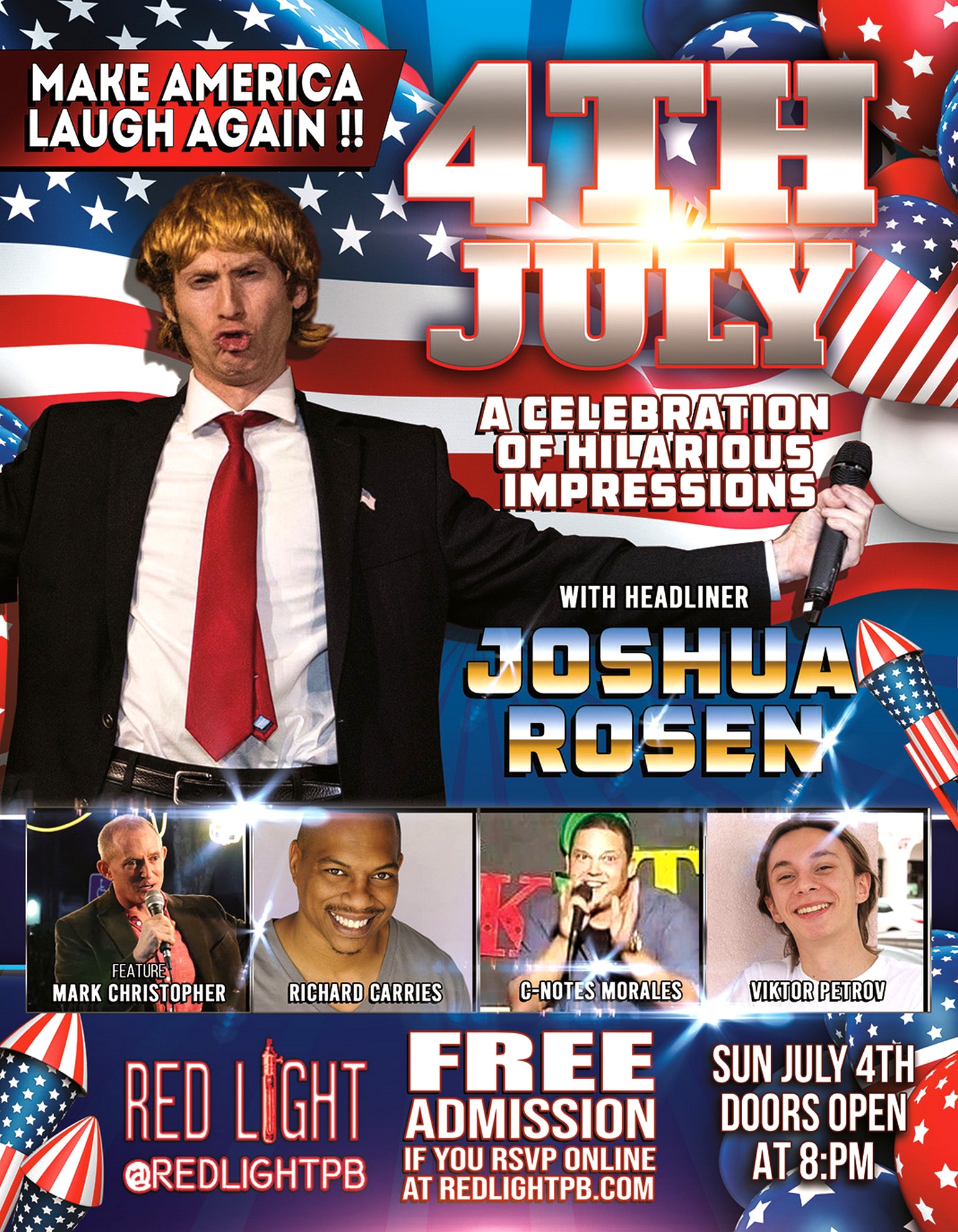 Stand-Up Sunday's - Comedy Night At RedLight | Red Light of Palm Beach